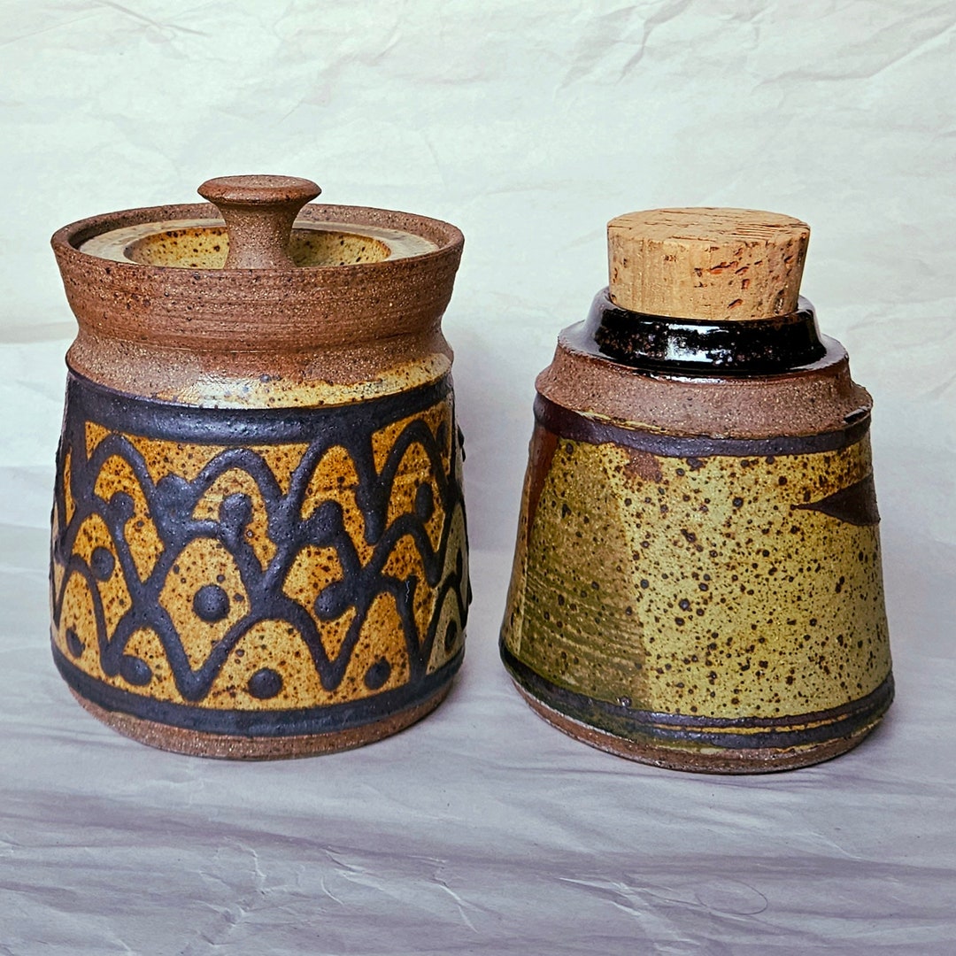 Two Vintage 1970s William Creitz Studio Pottery, Signed, Collectible - Etsy