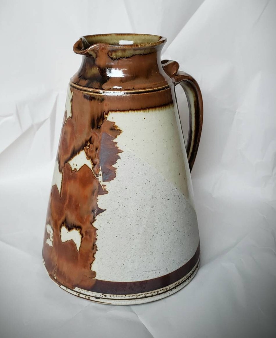 Fantastic Sam Scott Pottery Pitcher, Listed Artist, Signed Studio ...