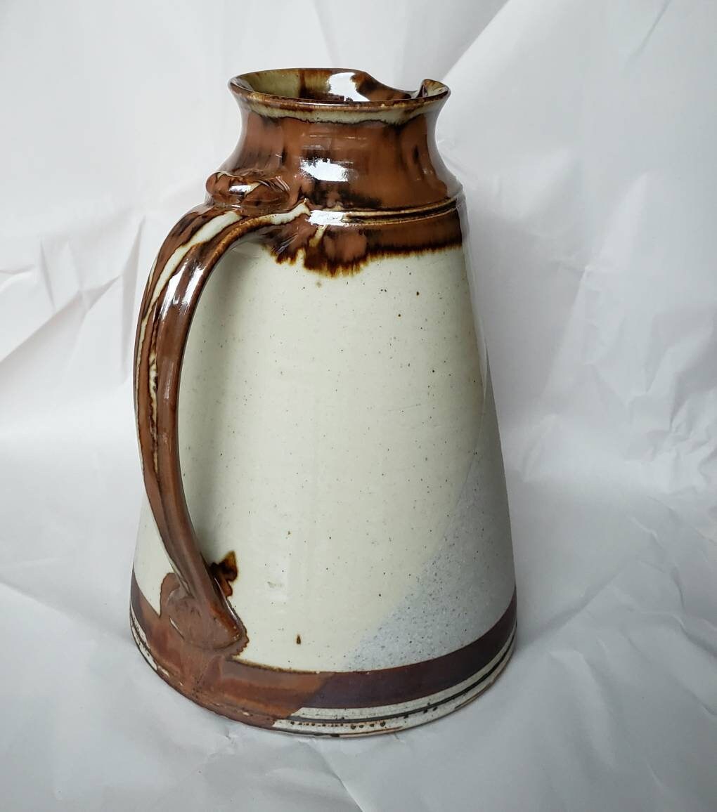 Fantastic Sam Scott Pottery Pitcher, Listed Artist, Signed Studio ...