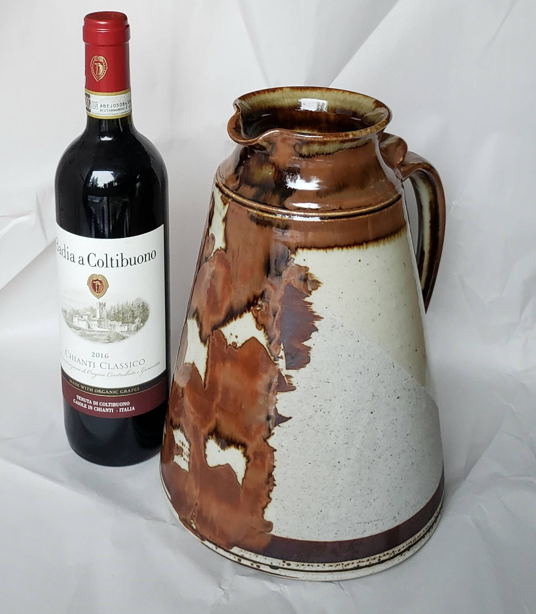 Fantastic Sam Scott Pottery Pitcher, Listed Artist, Signed Studio ...