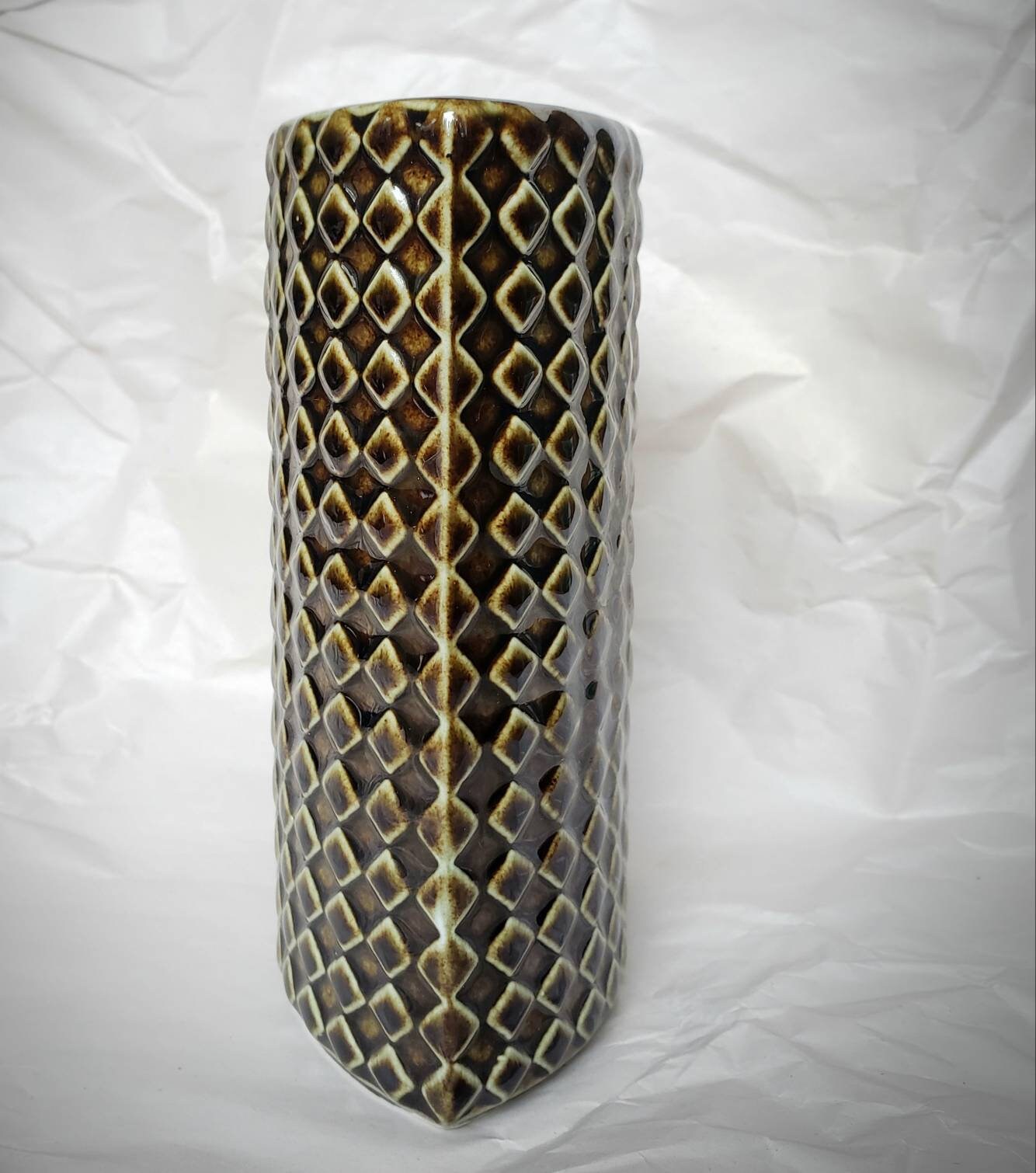 Vintage Harlequin Vase, Arabia of Finland, Designed 1958, Classic Mid ...