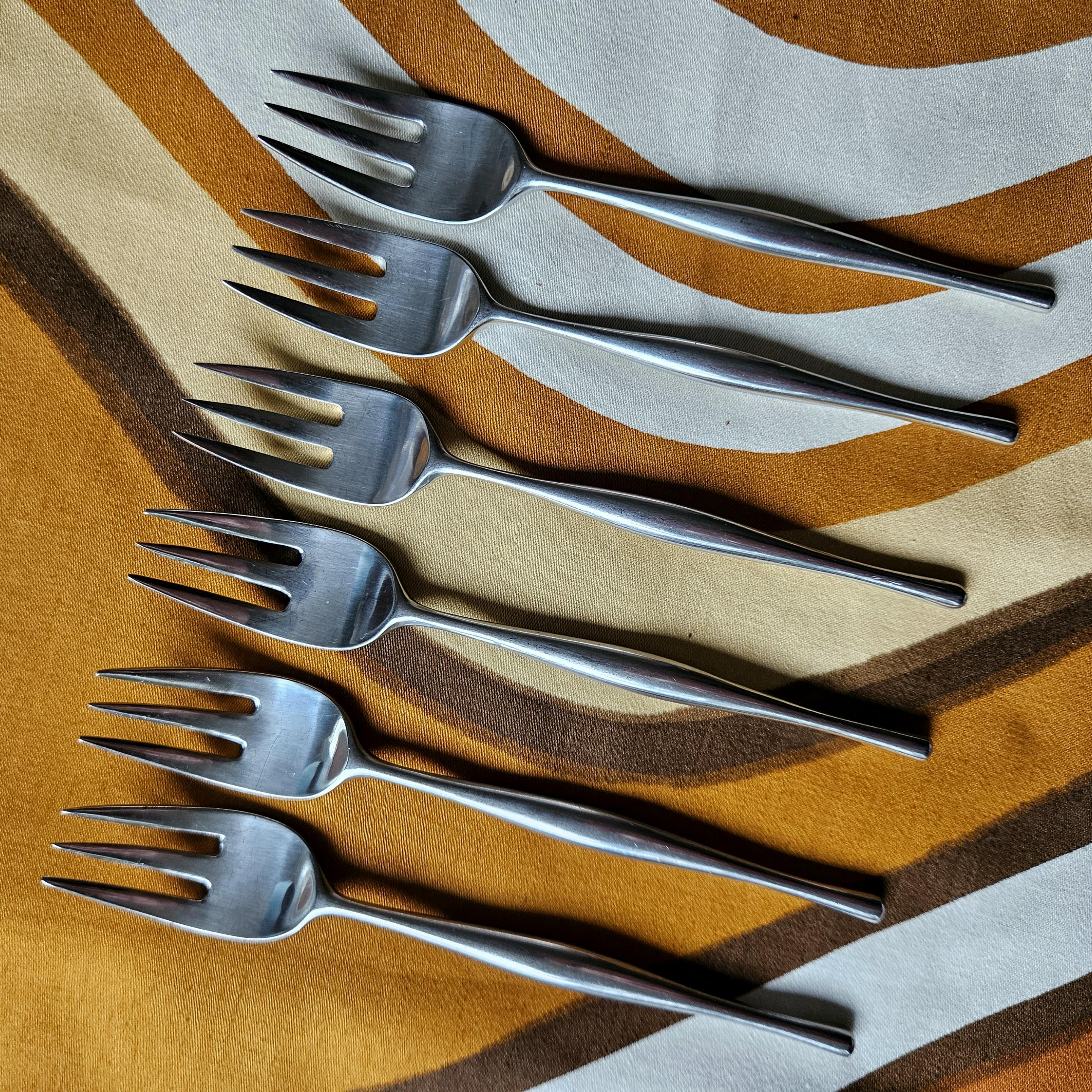 Mid Century Flatware, Lauffer Stainless, Japan, Modern Silverware ...