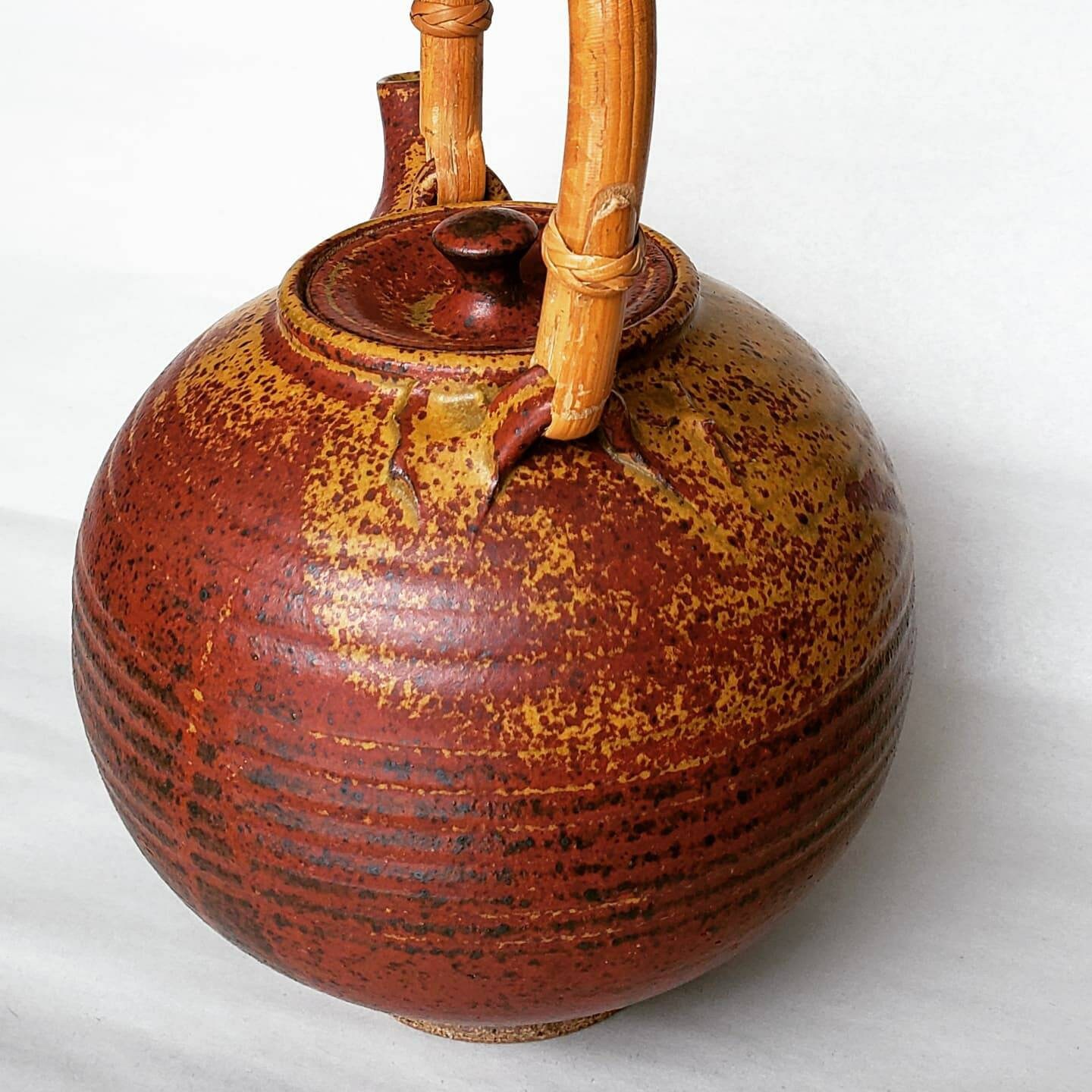 REDUCED David Shaner Teapot Shaner Red Glaze Listed Artist - Etsy