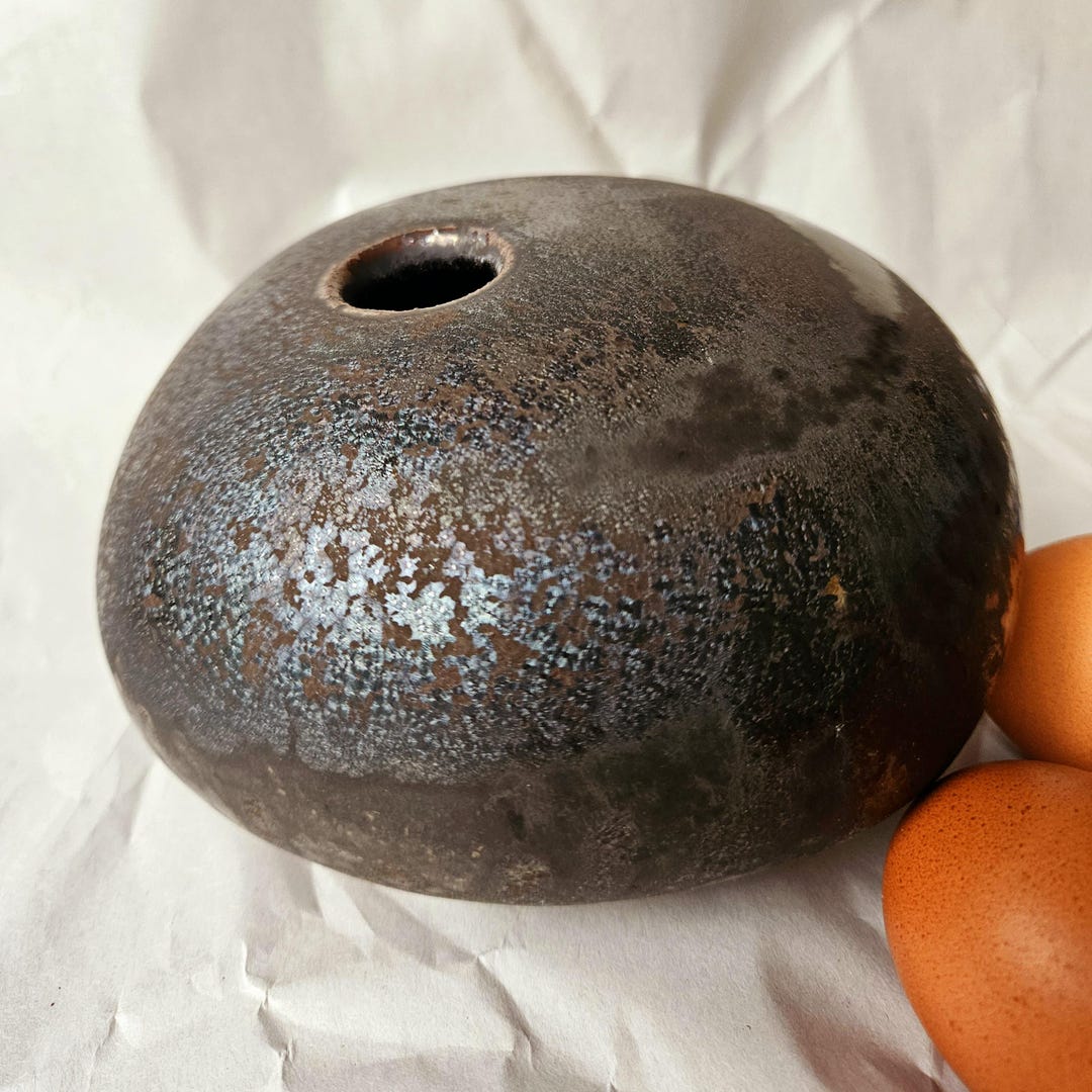 David Shaner "river Rock" Vase, Listed Artist, Circa 1980s, Signed ...