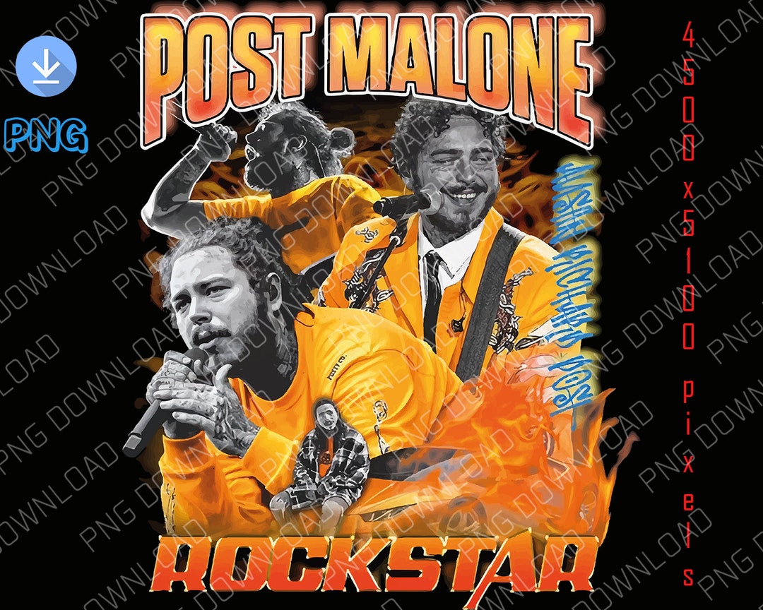 Art Post Malone Rockstar Prints Dowload Png - Etsy