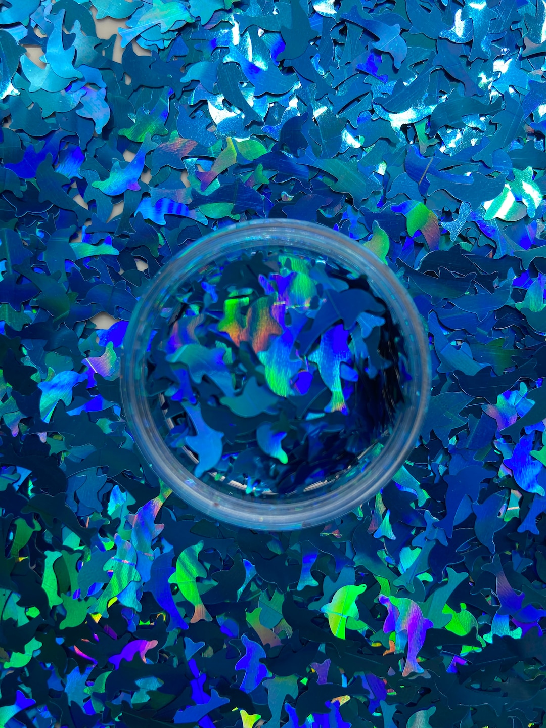 Blue Holographic Dolphins - Etsy