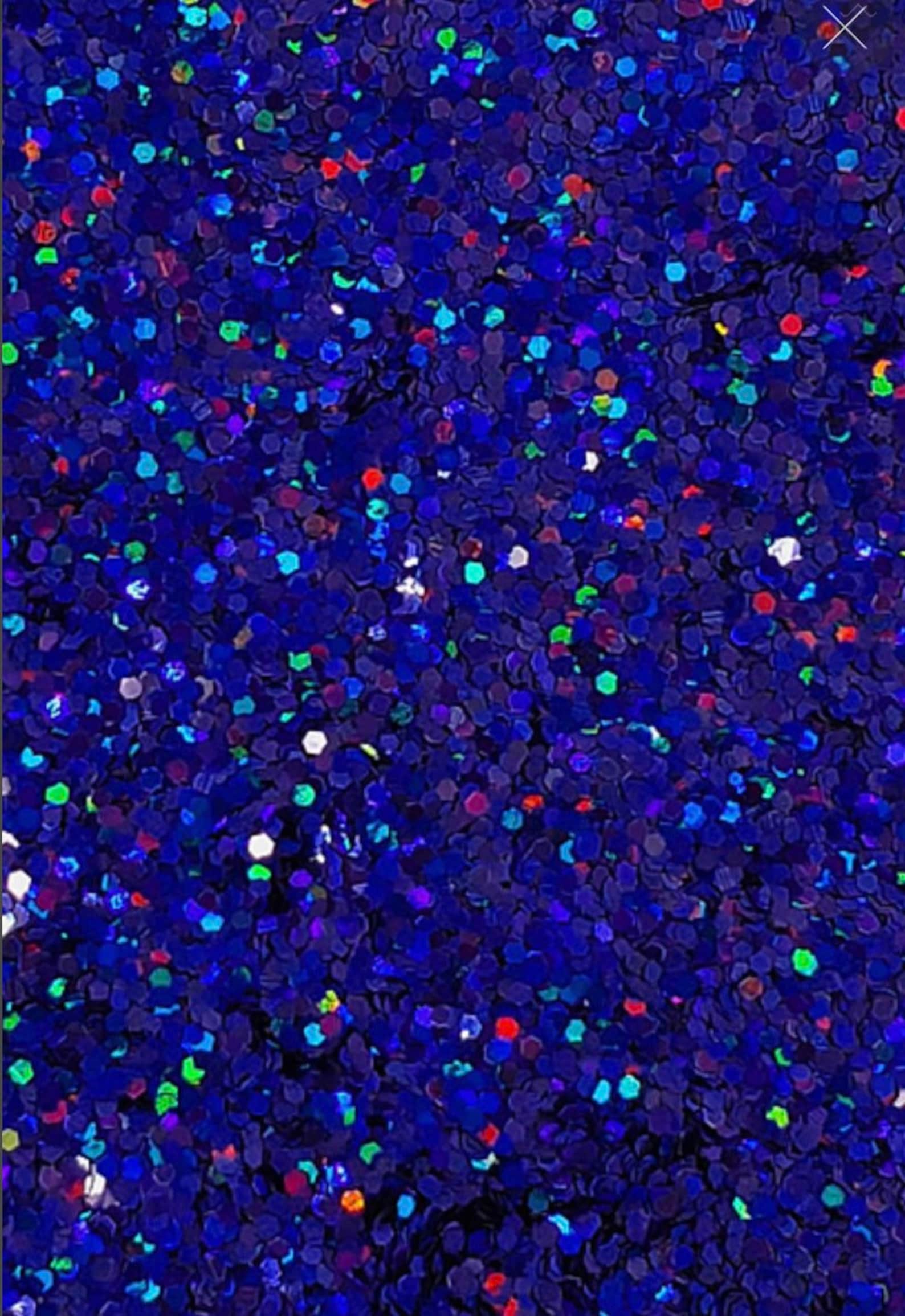 Holographic Royal Blue Glitter | Etsy