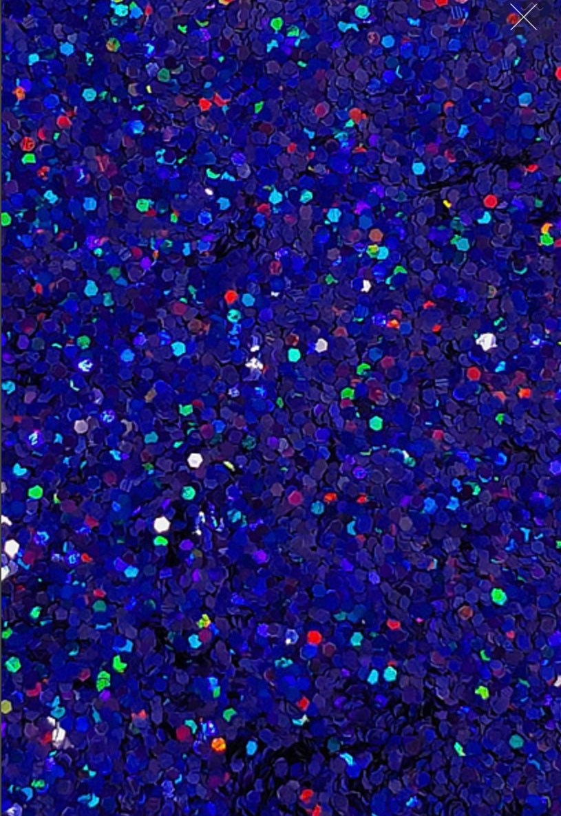 Holographic Royal Blue Glitter - Etsy