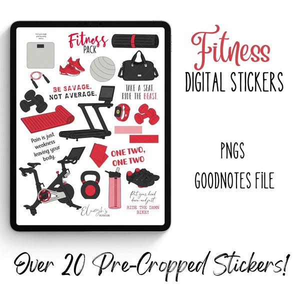Fitness Stickers - Etsy
