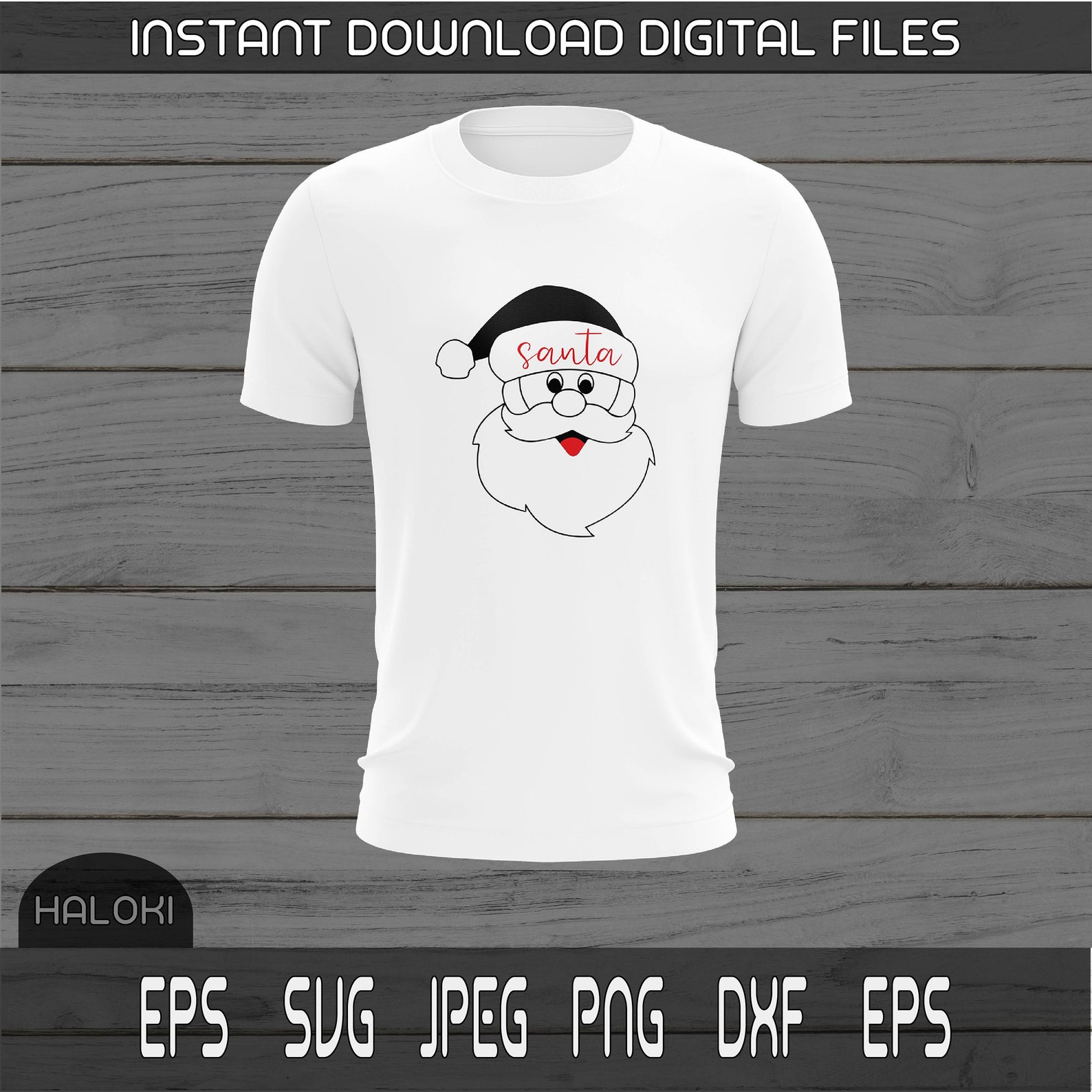 Santa Svg, Santa Hat Svg, Dear Santa Svg, Santa Face Svg, Funny ...