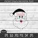 Santa Svg, Santa Hat Svg, Dear Santa Svg, Santa Face Svg, Funny ...