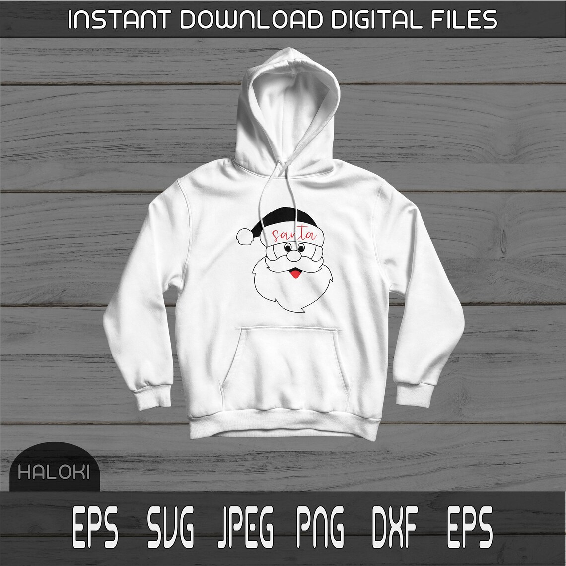 Santa Svg, Santa Hat Svg, Dear Santa Svg, Santa Face Svg, Funny ...