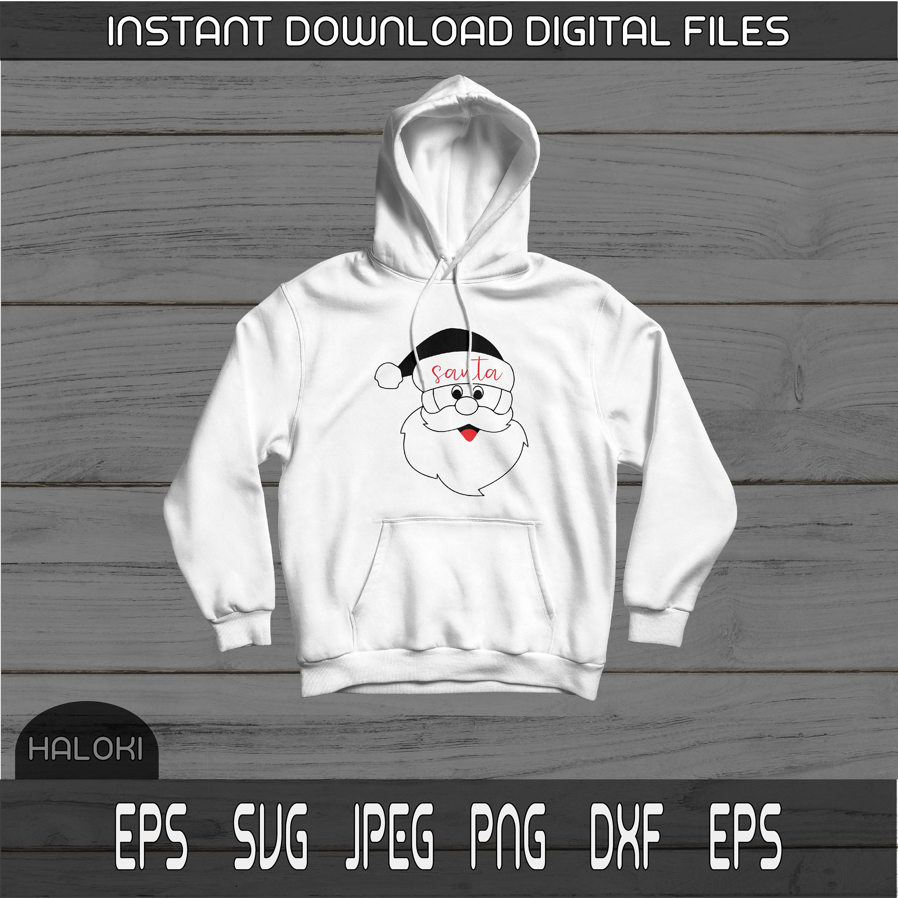 Santa Svg, Santa Hat Svg, Dear Santa Svg, Santa Face Svg, Funny ...