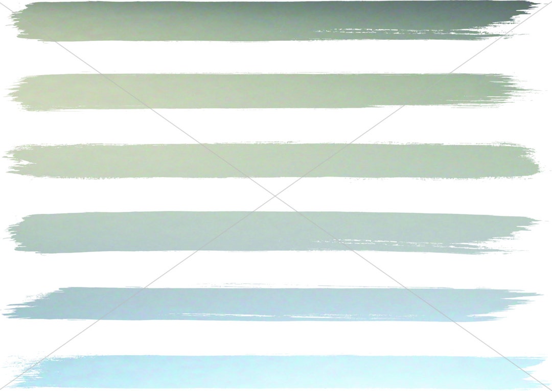Silver Brush Stripes Vector - PNG File Made With Illustrator - Etsy