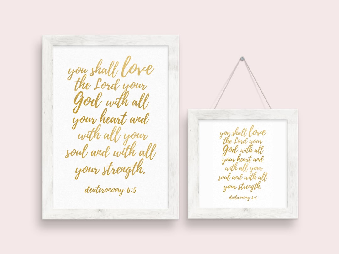 Printable Bible Verse Script Wall Art - 12" X 18" Digital Download in ...