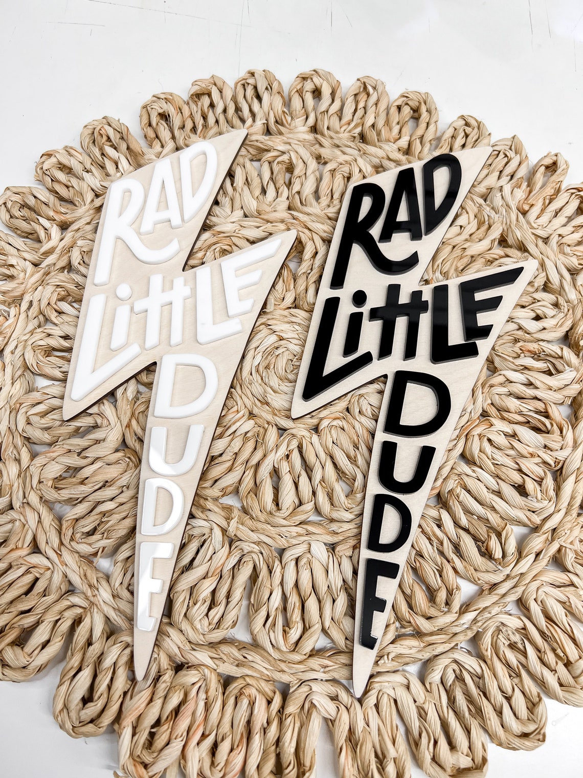 Rad Little Dude Lightning Bolt Decor: Skater Nursery Art - Etsy
