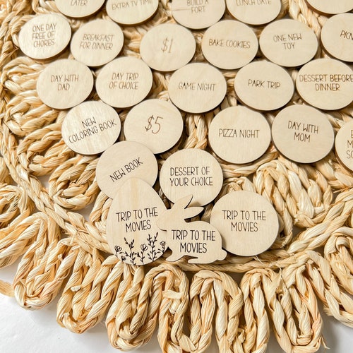 Easter Egg Hunt Tokens Easter Egg Stuffers Easter Basket - Etsy