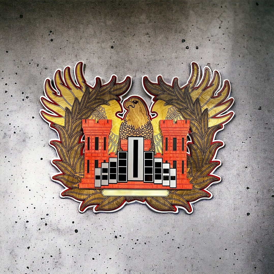 US Army Warrant Officer Eagle Rising Plaque - Etsy