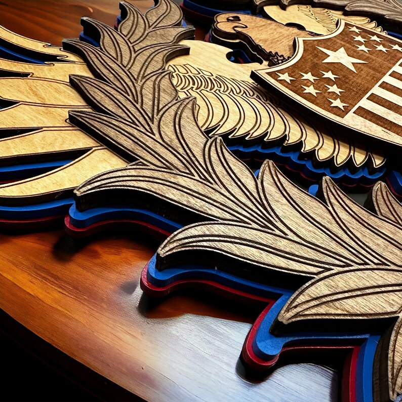 US Army Warrant Officer Eagle Rising Plaque - Etsy
