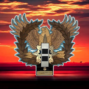31" Custom Warrant Officer Plaque | Eagle Rising Military Retirement ...