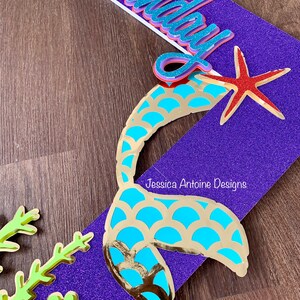 Mermaid Selfie Frame Under the Sea Selfie Frame Mermaid Birthday Party ...