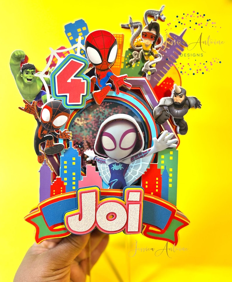Spider Man Cake Topper - Etsy