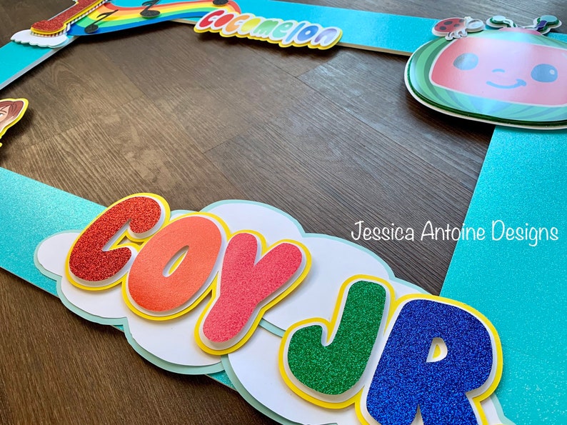 Cocomelon Selfie Frame Cocomelon Photo Frame Board | Etsy