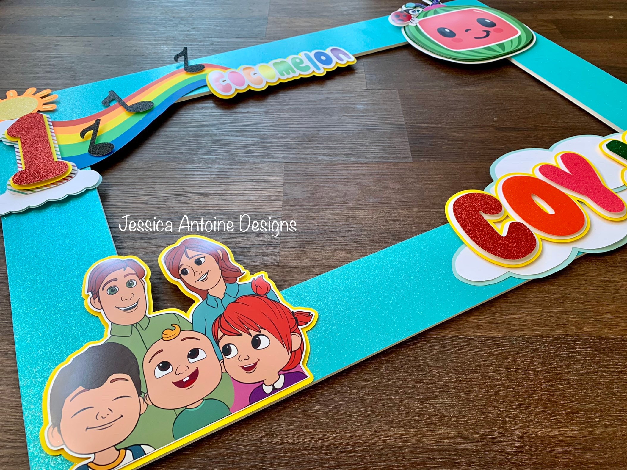 Cocomelon Selfie Frame Cocomelon Photo Frame Board - Etsy Hong Kong