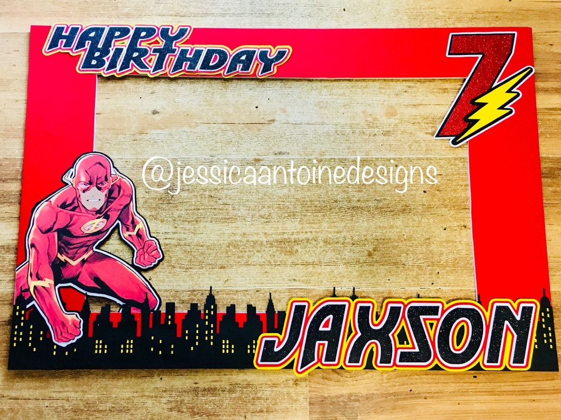 Flash Selfie Frame- Personalized Flash Frame- Custom Flash Frame- Flash ...