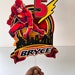 Flash Topper Birthday Cake Topper Flash Themed Cake Decoration - Etsy
