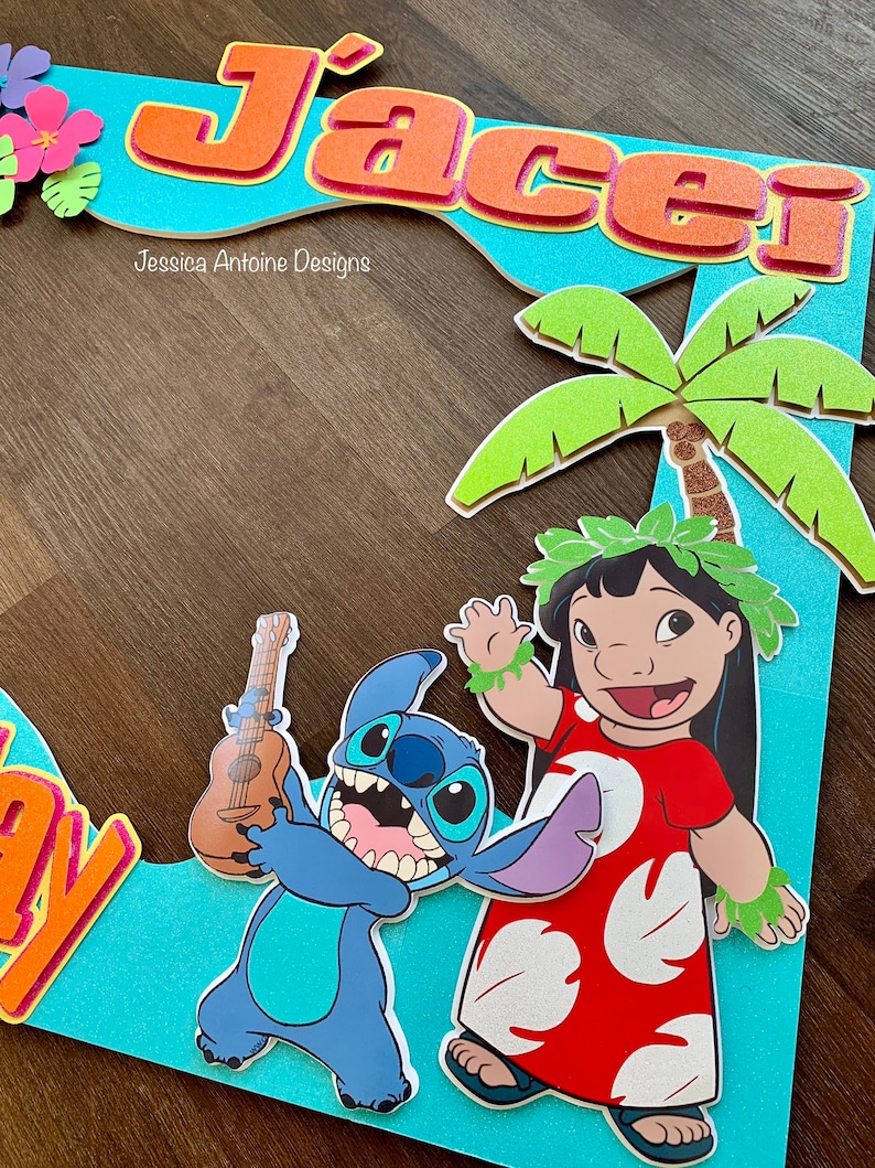 Lilo and Stitch Selfie Frame- Custom Sefie Frame- Personalized Photo ...