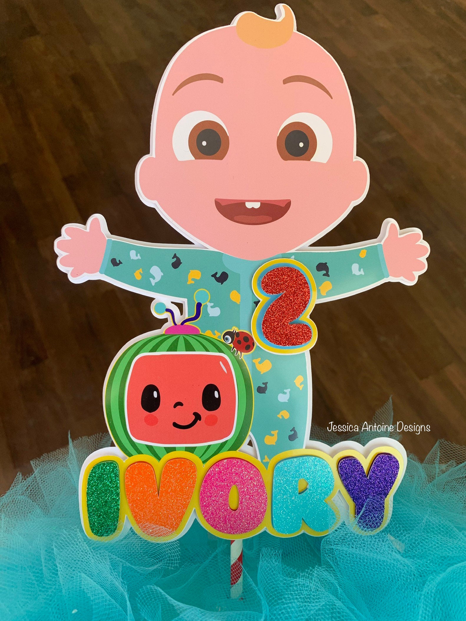 Cocomelon Centerpiece Stick Cocomelon Birthday Centerpiece - Etsy