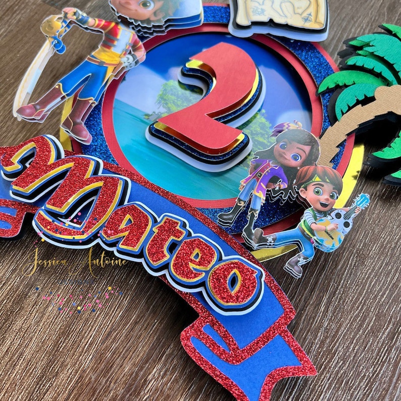 Santiago of the Seas Cake Topper- Santiago Cake Topper- Birthday Cake ...