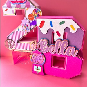 Candy 3d Letters - Candy Party Letters - Etsy