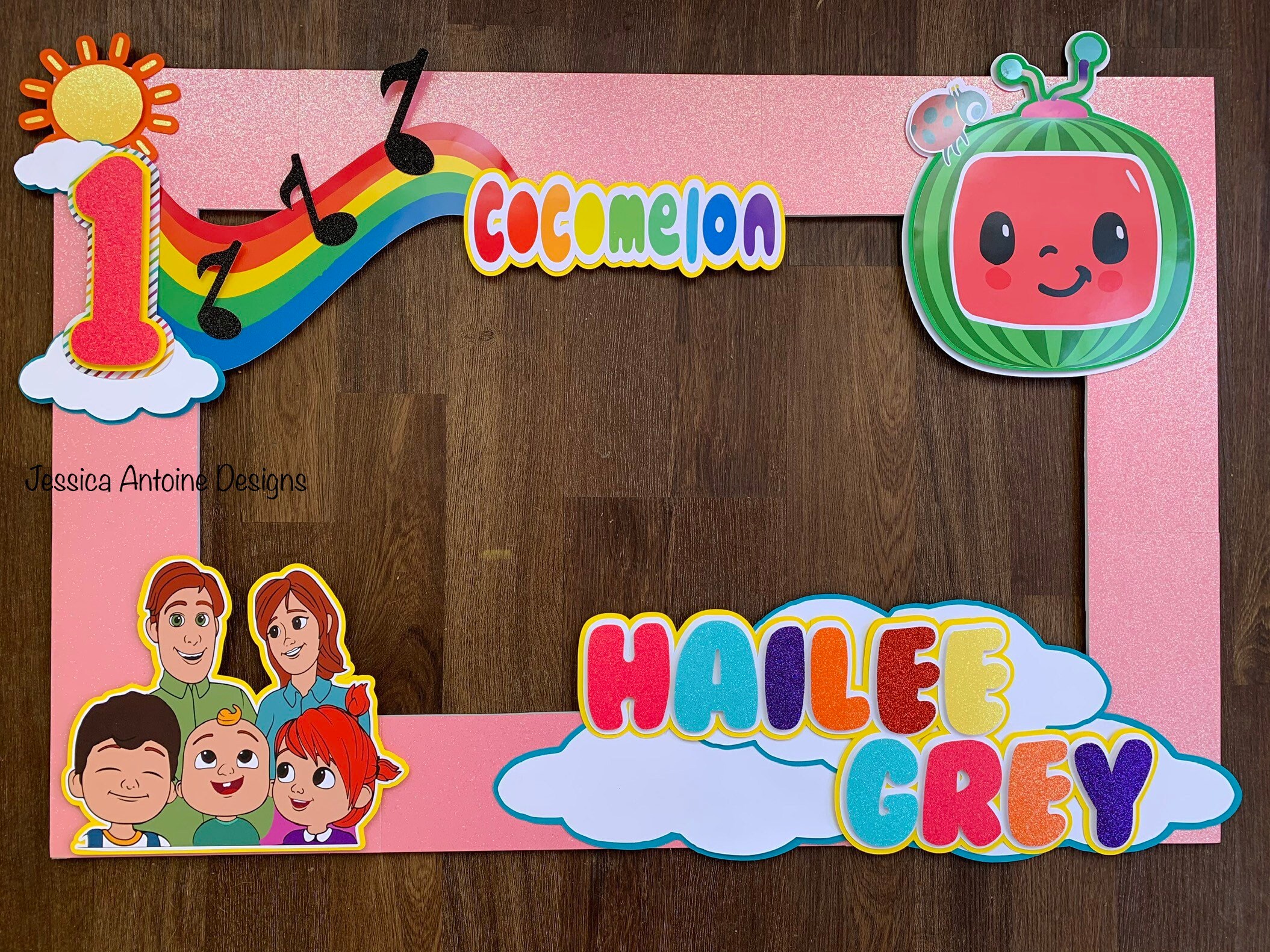 Cocomelon Selfie Frame Cocomelon Photo Frame Board | Etsy