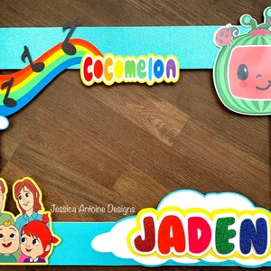 Cocomelon Selfie Frame Cocomelon Photo Frame Board | Etsy