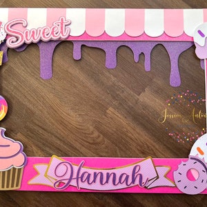 Two Sweet Party Frame - Two Sweet Frame - Sweets Party - Etsy