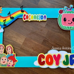 Cocomelon Selfie Frame Cocomelon Photo Frame Board - Etsy