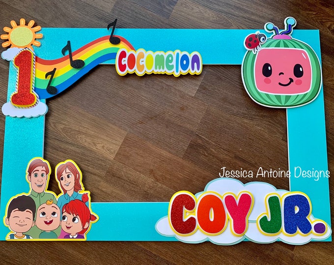 Cocomelon Selfie Frame ~ Cocomelon Photo Frame Board - Etsy