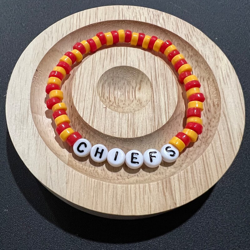 Chiefs Bracelet - Etsy