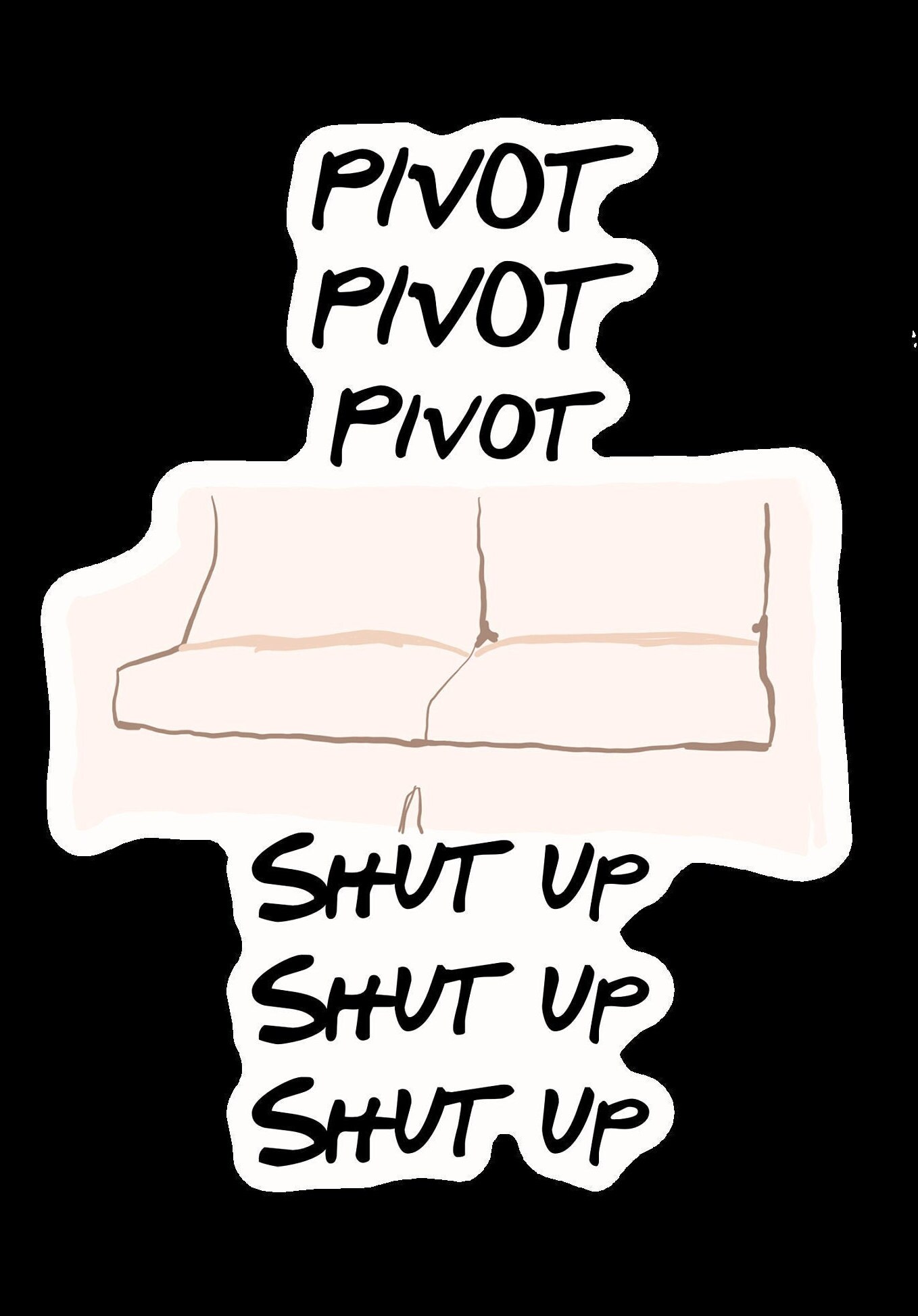 Friends Ross Stickers Friends TV Show Stickers Ross Geller | Etsy