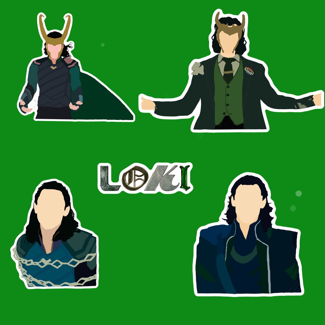 Loki Stickers Marvel Movie Stickers Laptop Stickers - Etsy