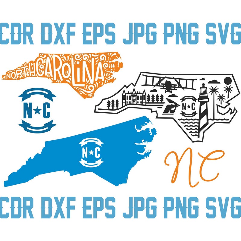 Nc State Svg - Etsy