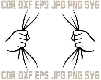 Superhero Ripped Svg | Etsy