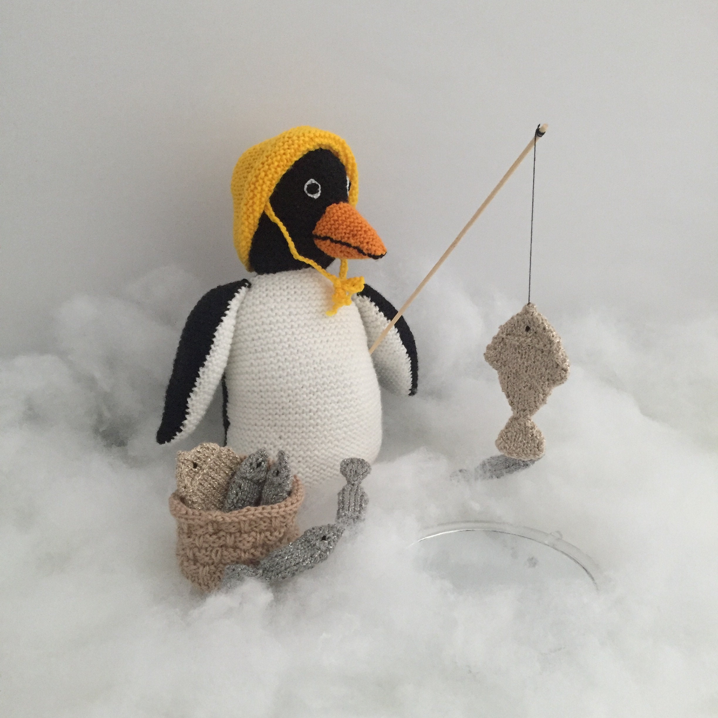 Rod the Fishing Penguin. Knitting Pattern. Instant PDF - Etsy UK