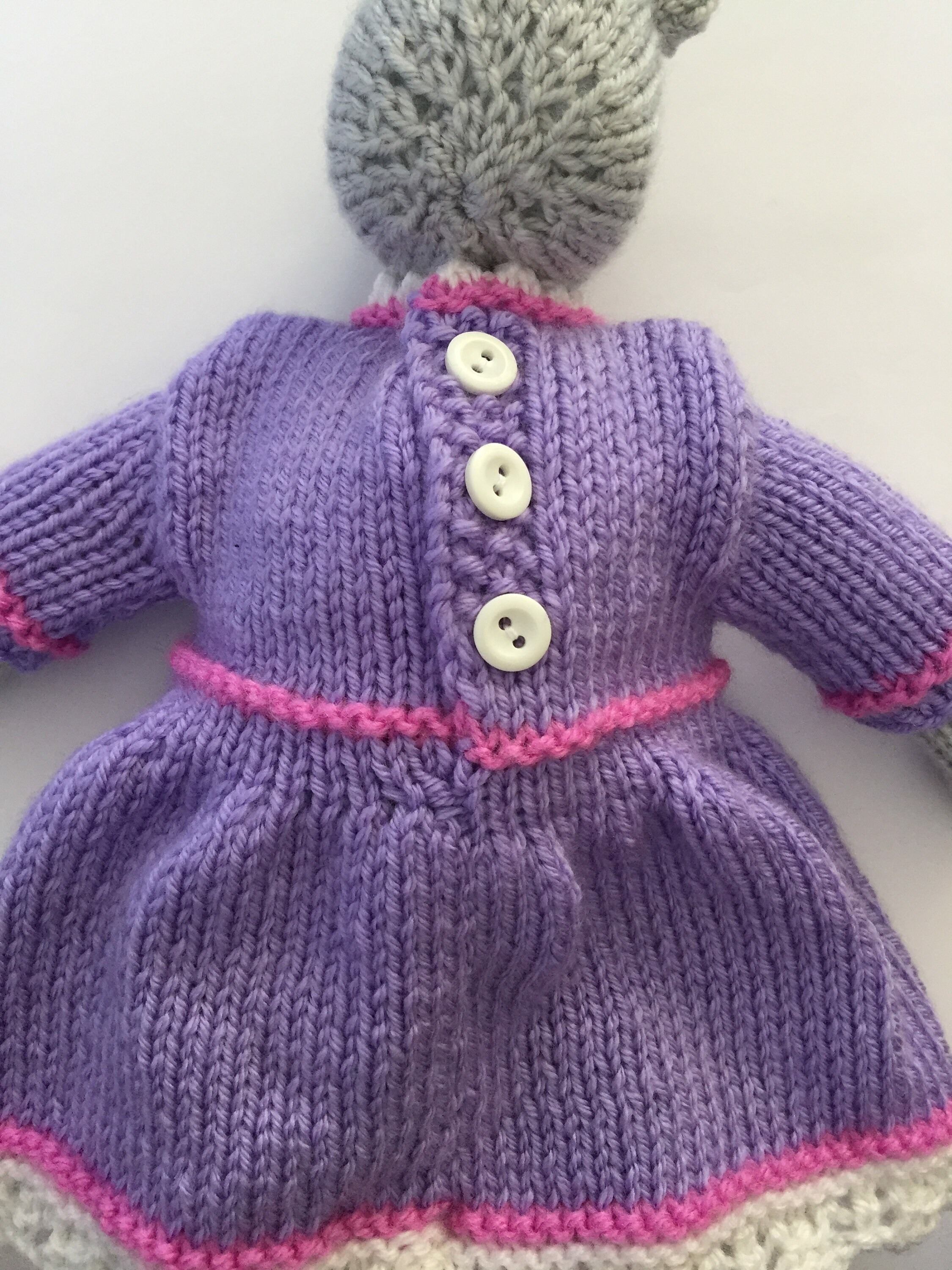Milly Mouse in Her Sunday Best. Knitting Pattern for Mouse - Etsy Australia