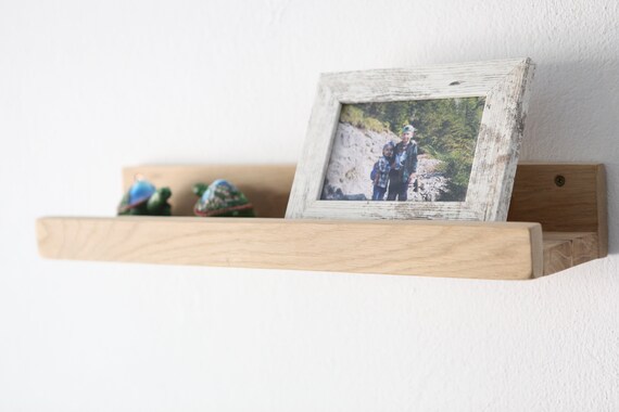 Floating Oak Shelf Picture Ledge Display Decorative Shelf | Etsy
