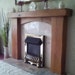 Fireplace Surround, Solid Rustic Oak - Made to Measure - Kaminumrandung ...