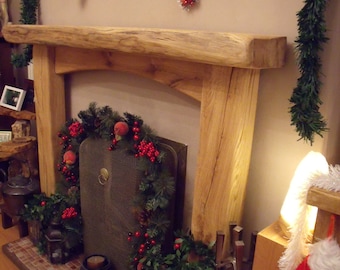 Hand Made Chunky Rustic Bespoke Solid Fire Surround Made to Order - Etsy UK