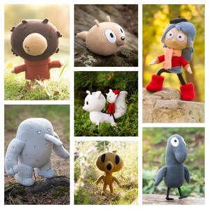 Woff Hilda Inspired, Wolf Pups Plush Hilda, Hilda Woff Stuffed Animal ...